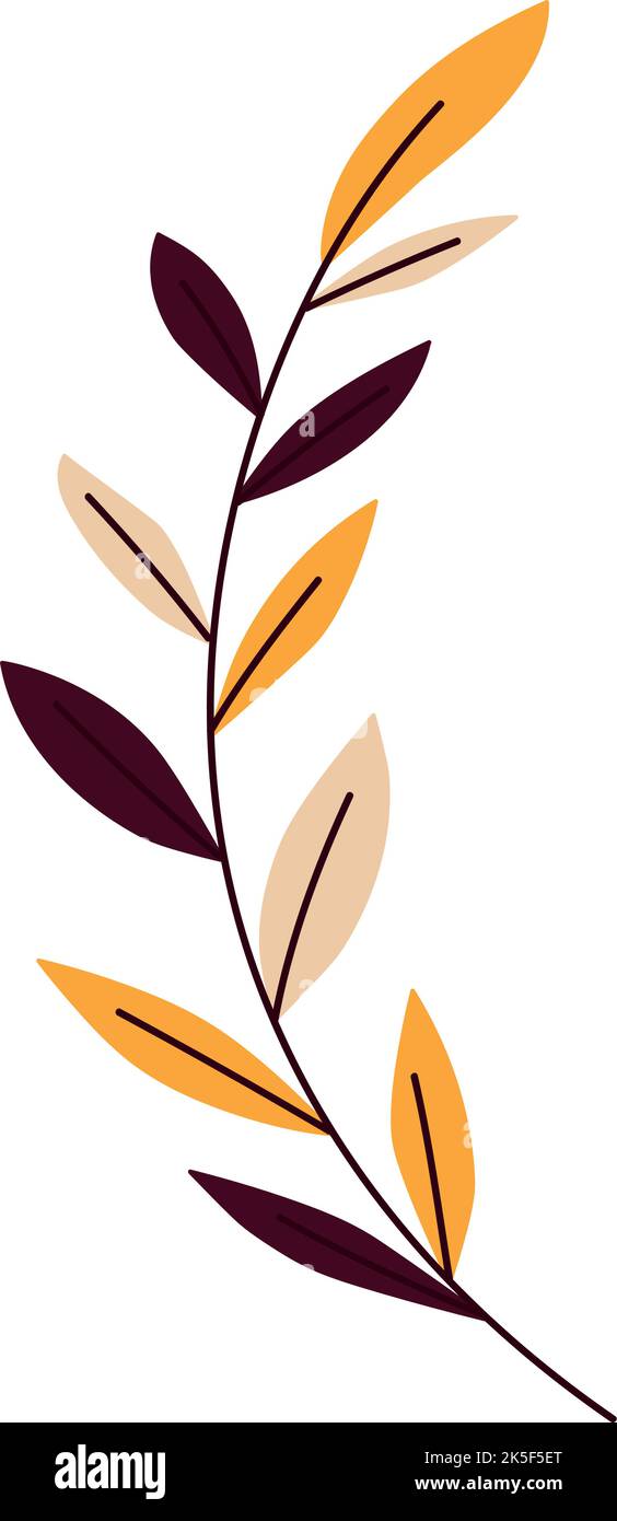 fall branch illustration Stock Vector Image & Art - Alamy