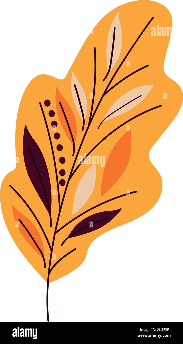 fall leaf design Stock Vector Image & Art - Alamy