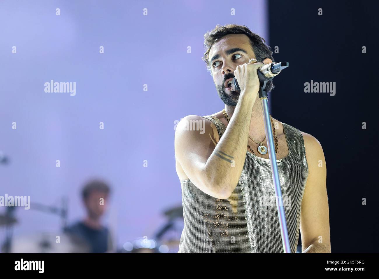Assago, Italy. 07th Oct, 2022. Marco Mengoni performs live on stage ...
