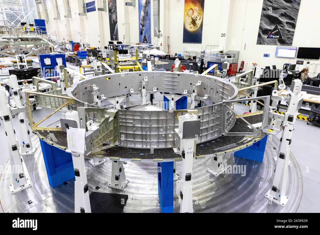 The Orion crew module adapter for NASA’s Artemis III mission is on a ...