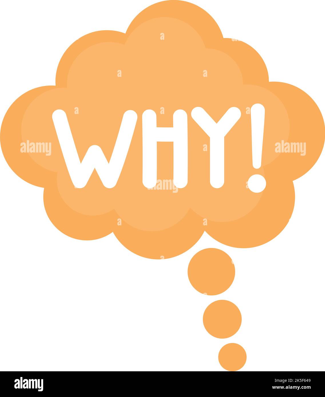 speech bubble with why lettering Stock Vector Image & Art - Alamy