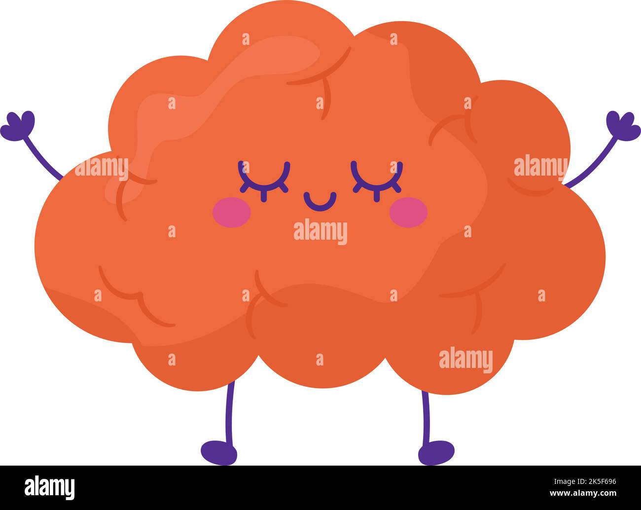 kawaii brain design Stock Vector Image & Art - Alamy