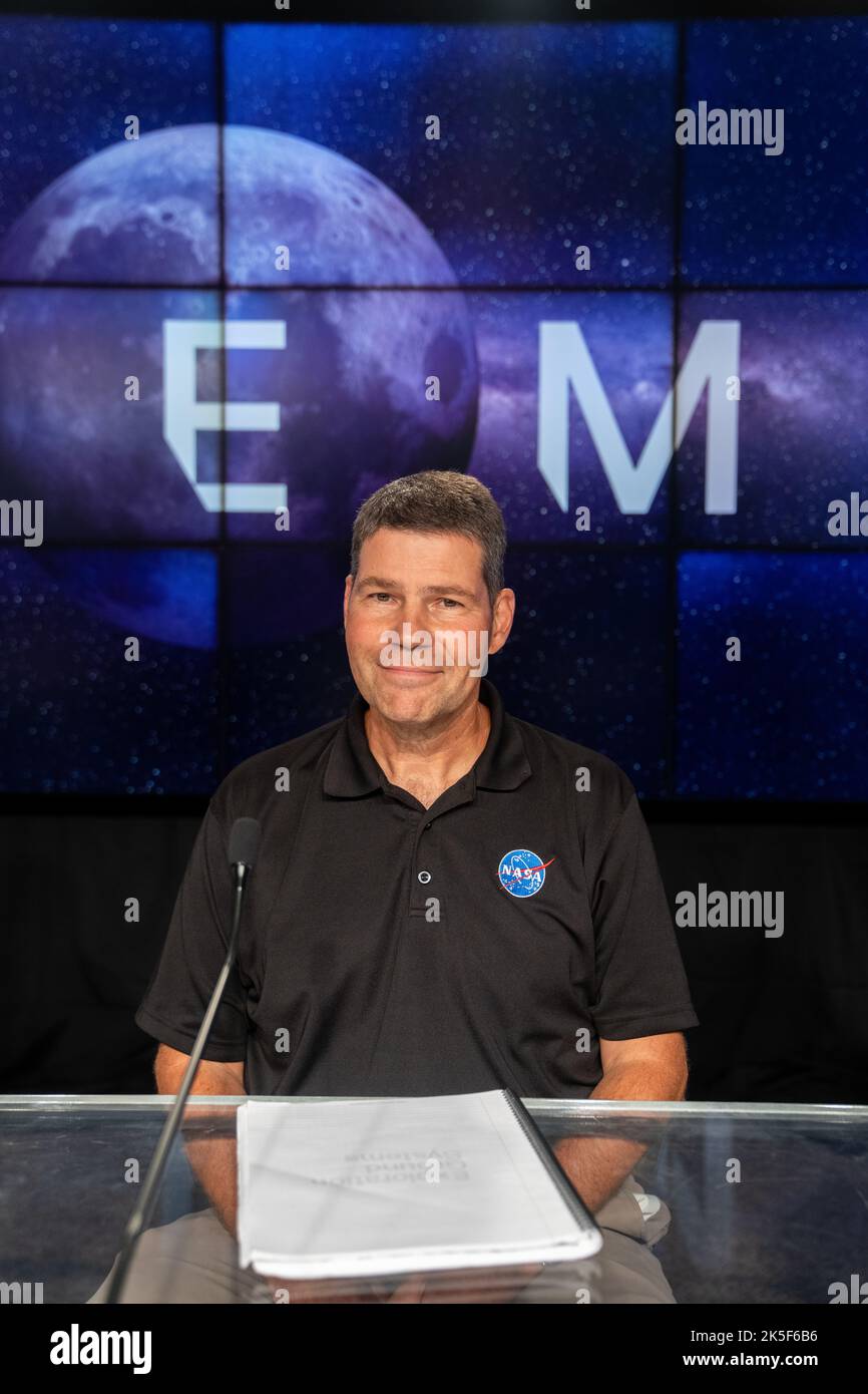 John Blevins, Space Launch System chief engineer, participates in a ...