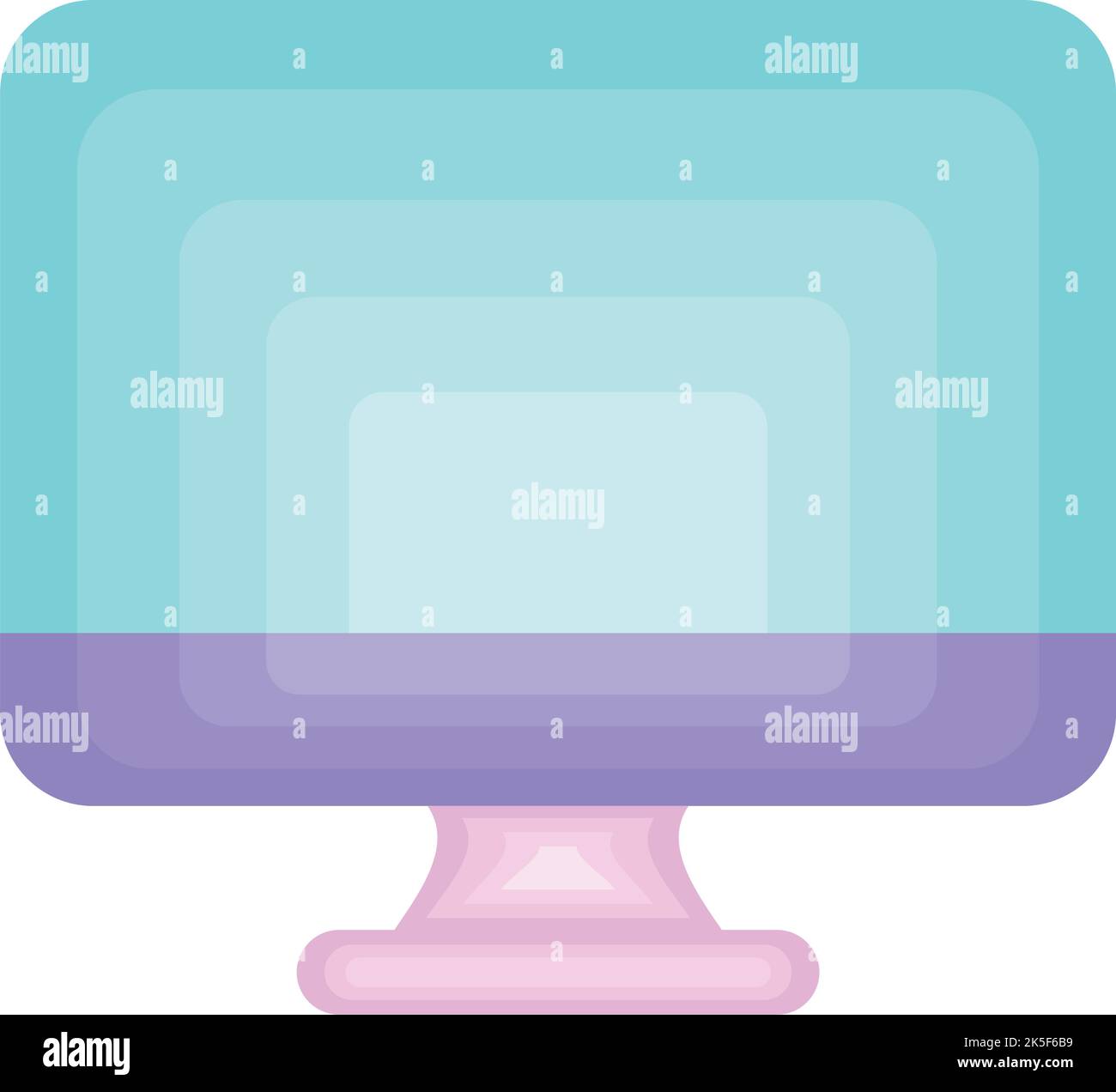 purple pc monitor Stock Vector Image & Art - Alamy