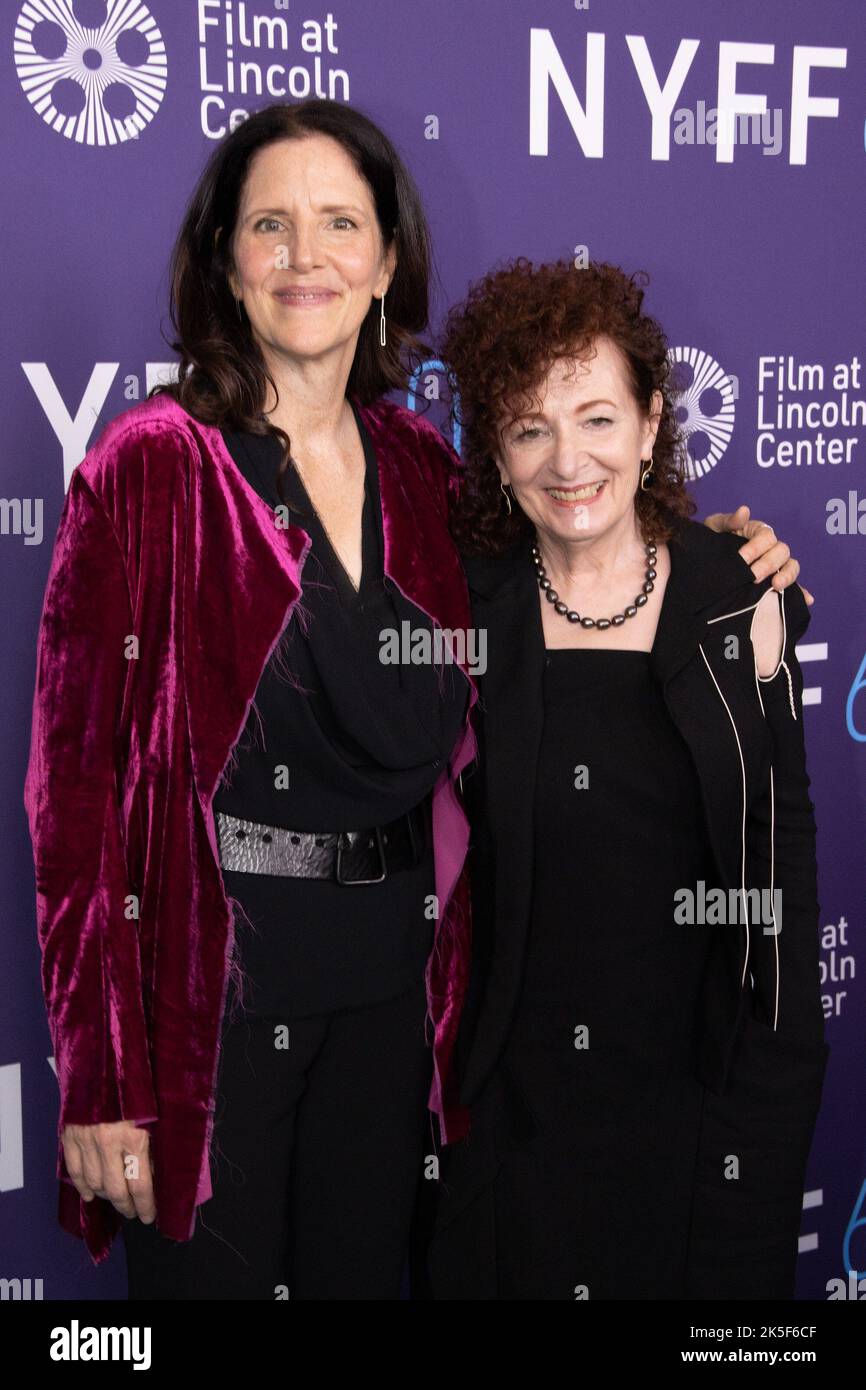 New York, NY, USA. 7th Oct, 2022. Laura Poitras and Nan Goldin at ...