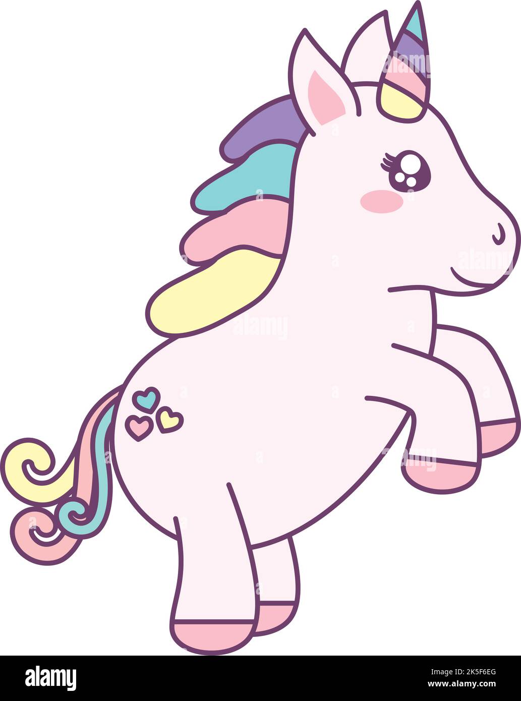 baby unicorn illustration Stock Vector Image & Art - Alamy