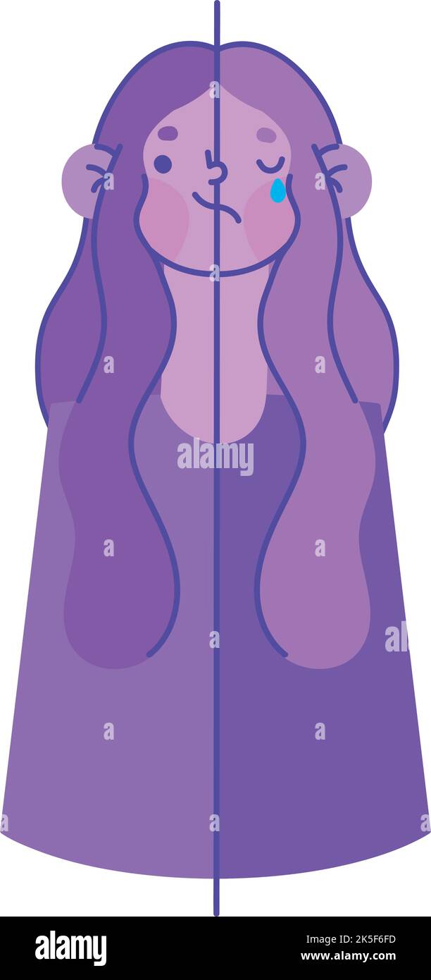 split girl design Stock Vector Image & Art - Alamy