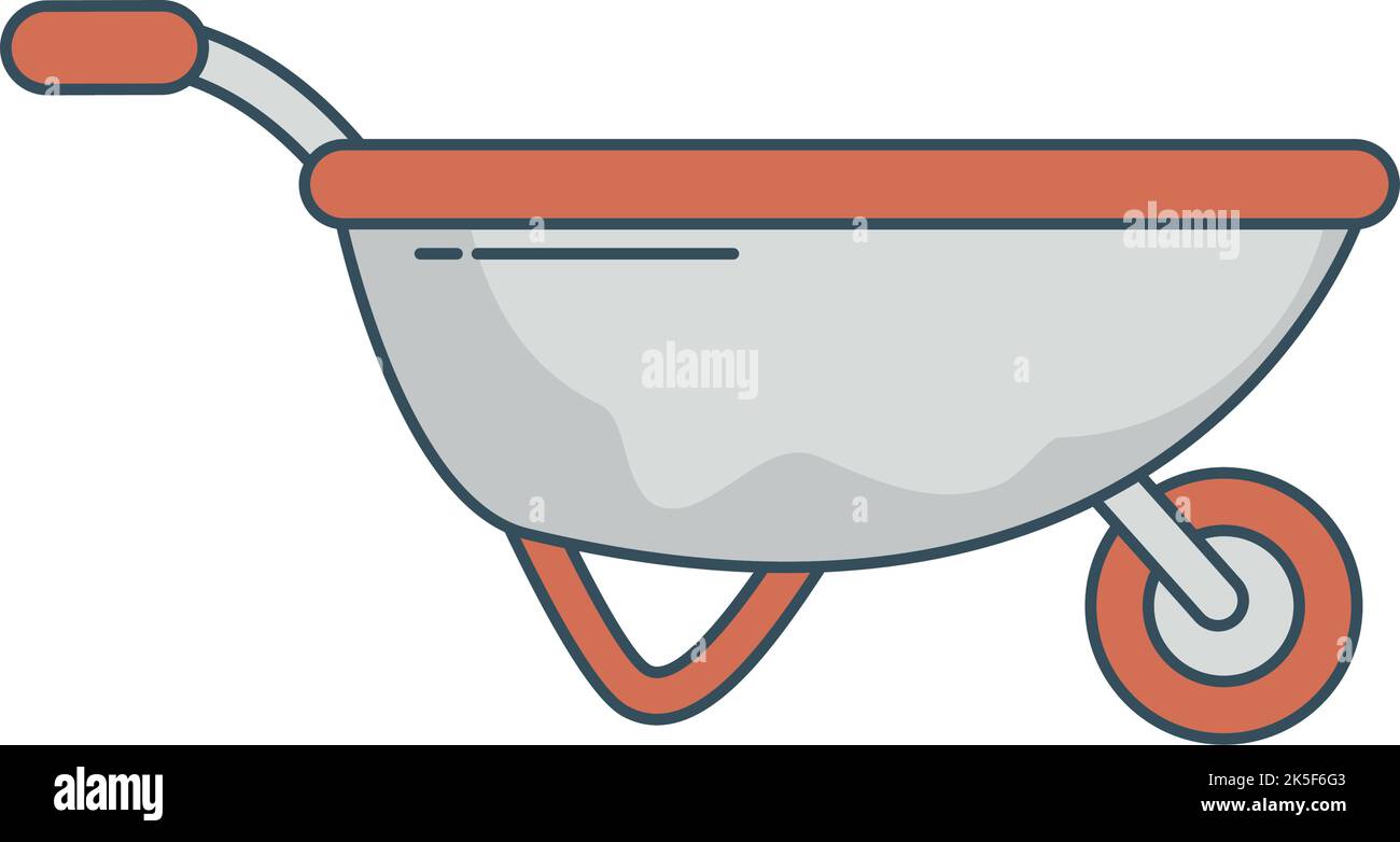 gray wheelbarrow design Stock Vector Image & Art - Alamy