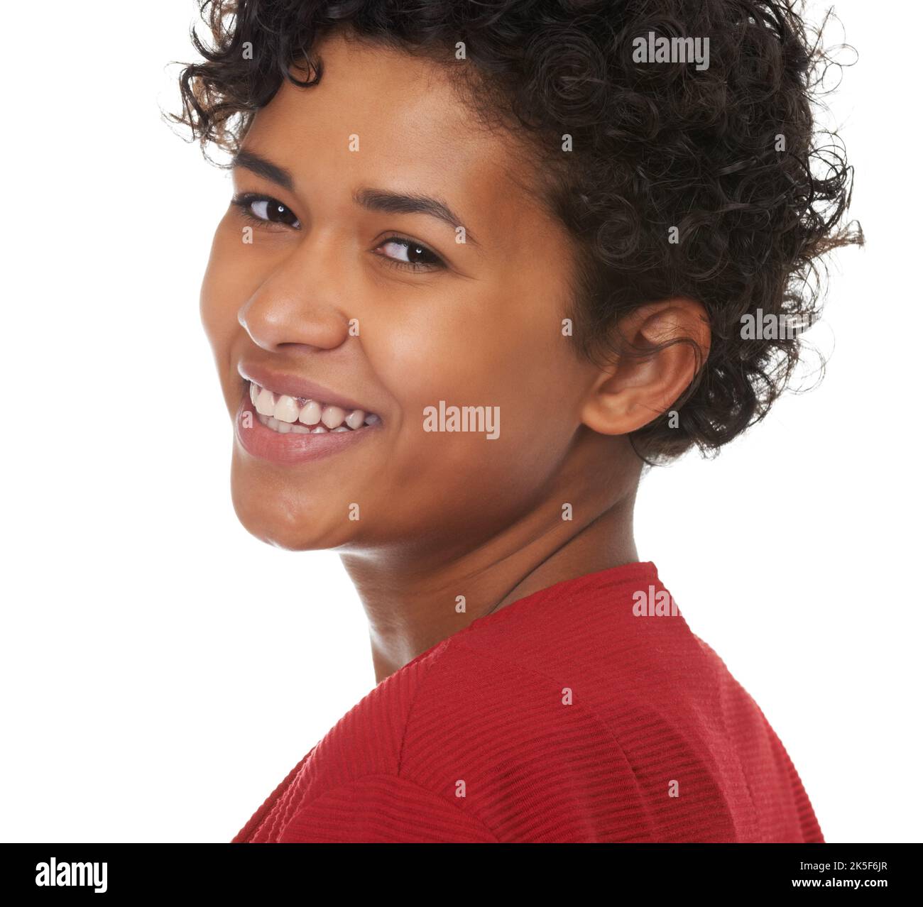 Sincere smiles cost nothing. Portrait of a gorgeous young woman smiling ...