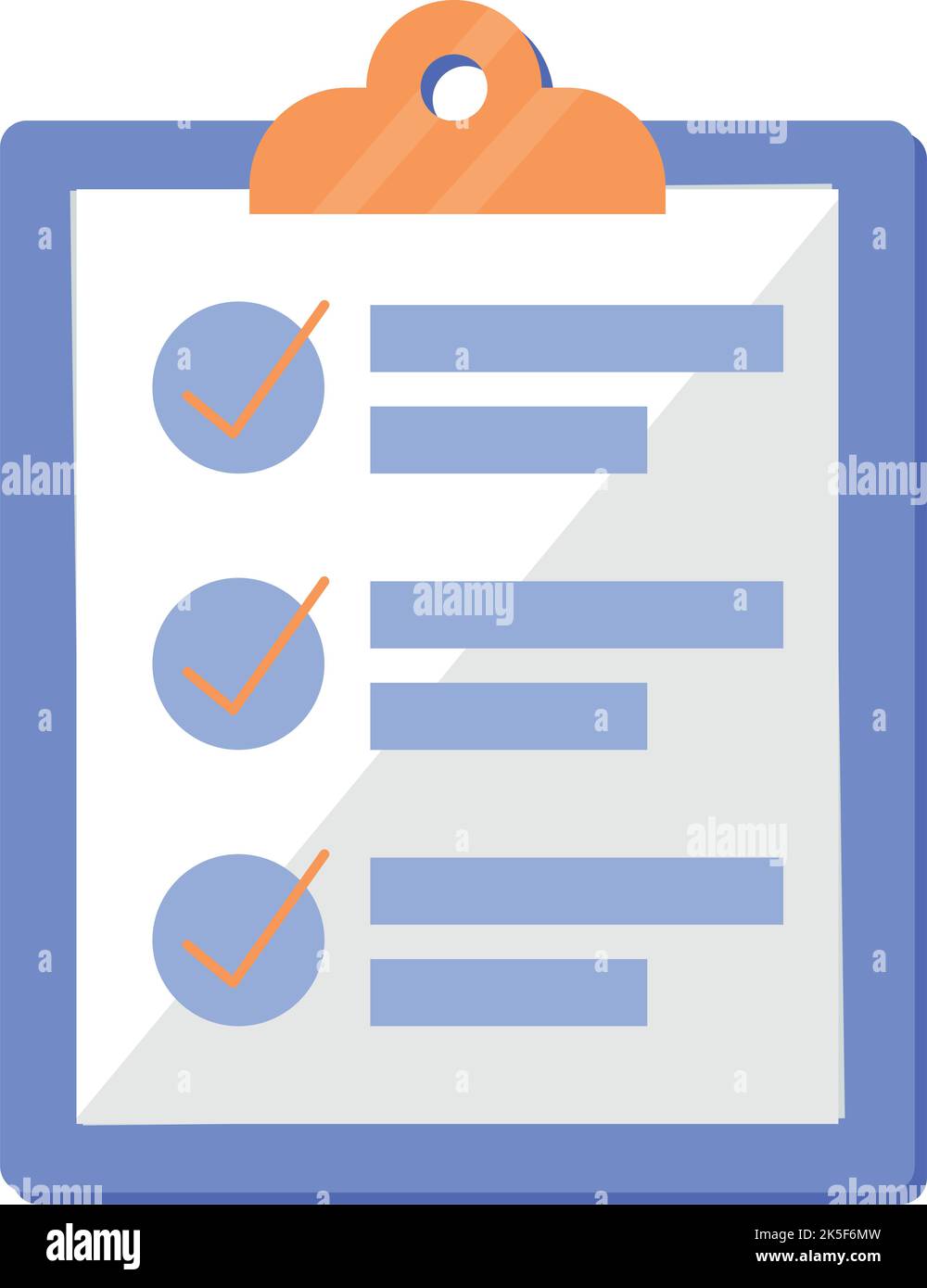 clipboard with checklist Stock Vector Image & Art - Alamy