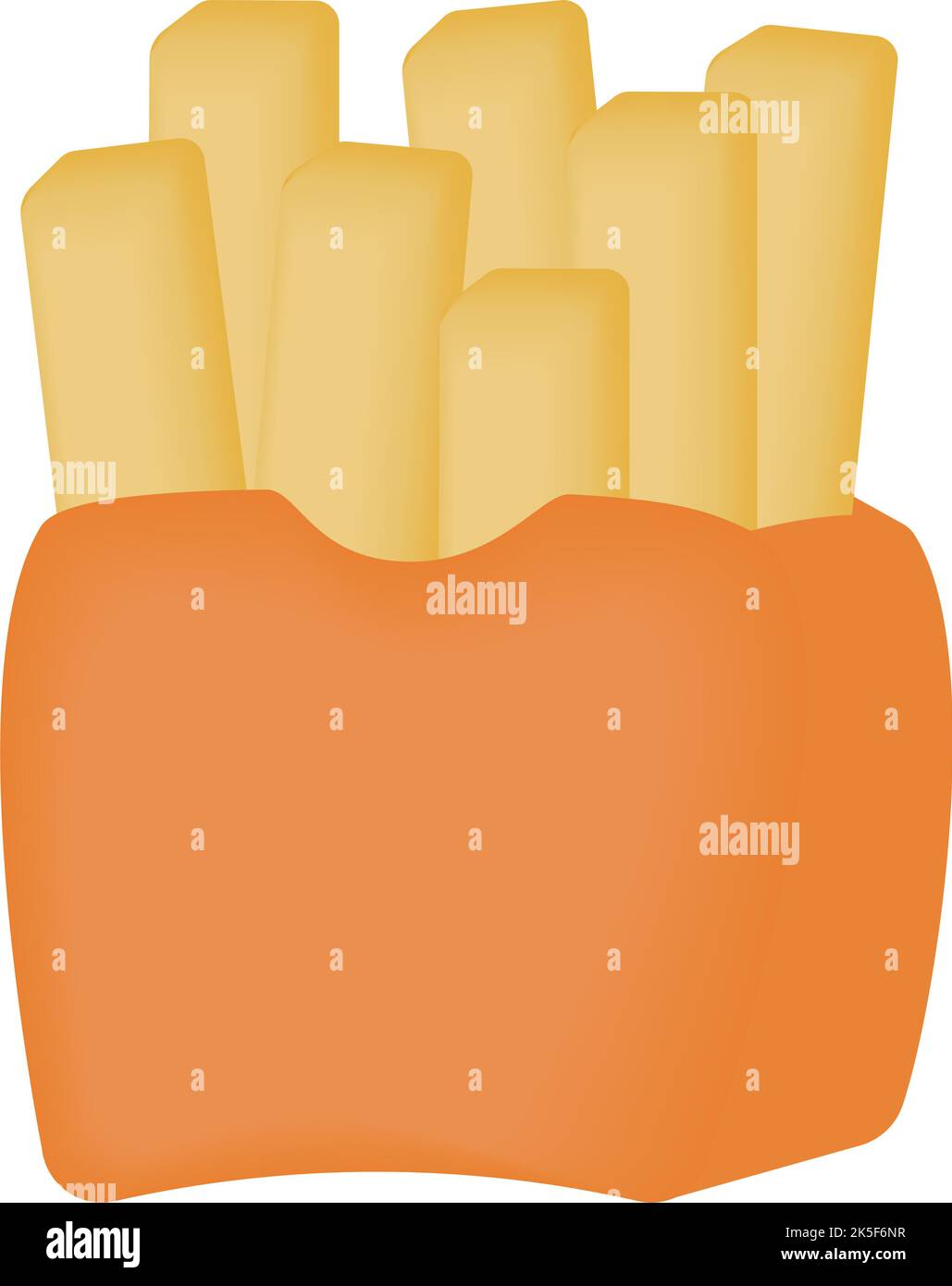 3d french fries Stock Vector Image & Art - Alamy