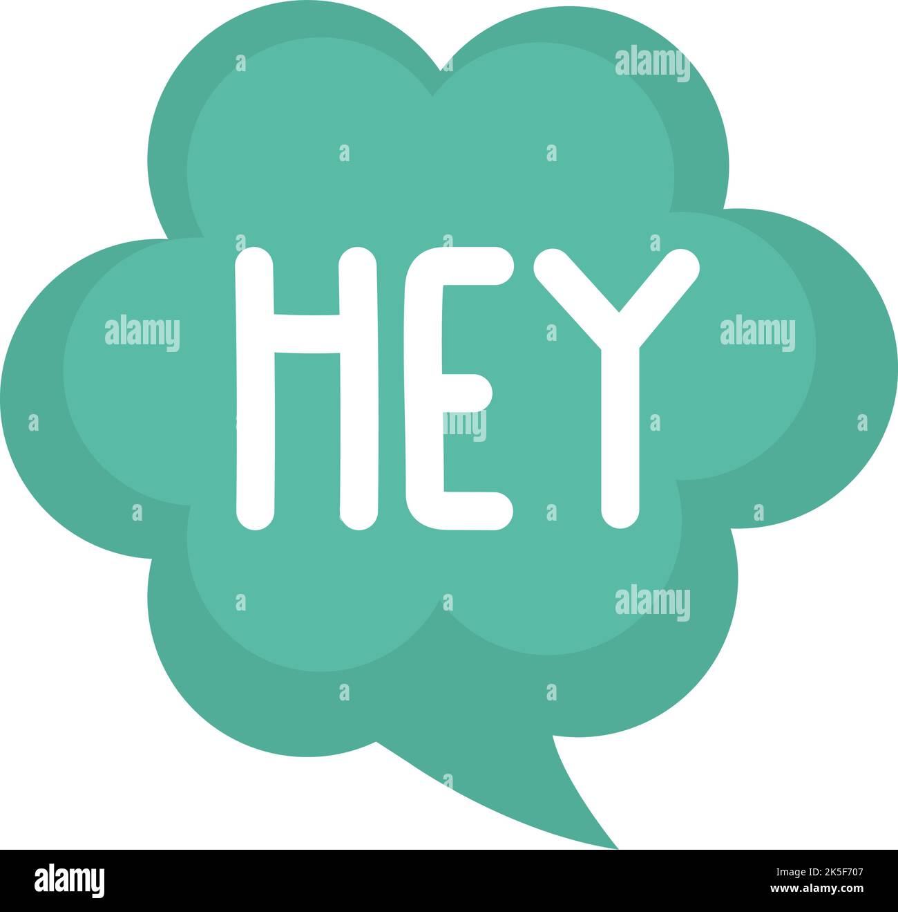 speech bubble with hey lettering Stock Vector Image & Art - Alamy