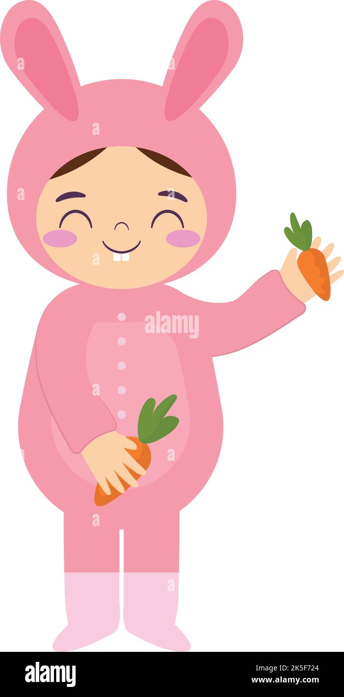 Halloween Bunny Costume Stock Vector Image And Art Alamy