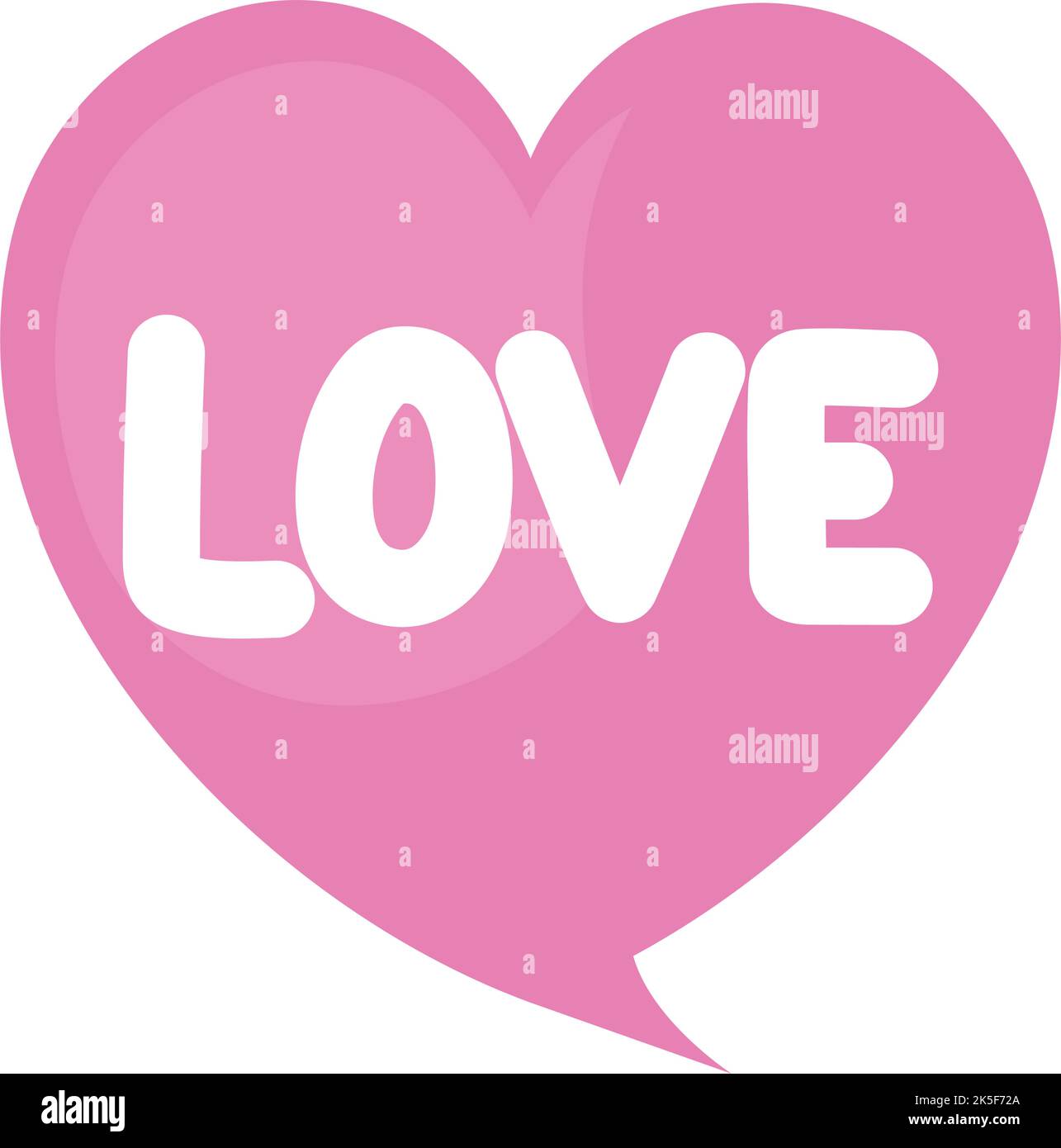 speech bubble with love lettering Stock Vector Image & Art - Alamy