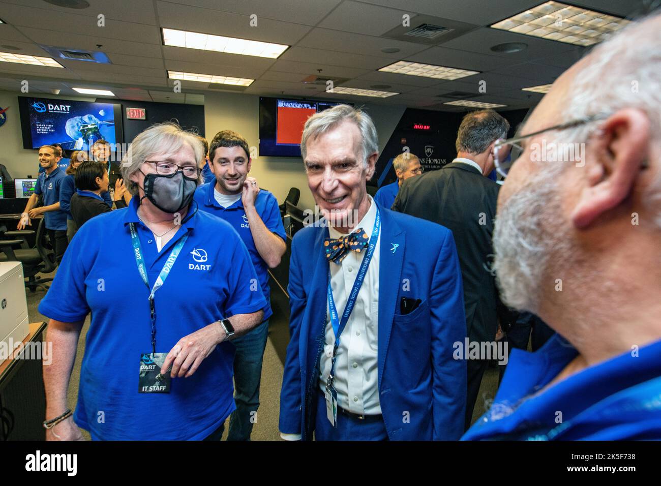 NASA’s DART command team at Johns Hopkins University Applied Physics ...