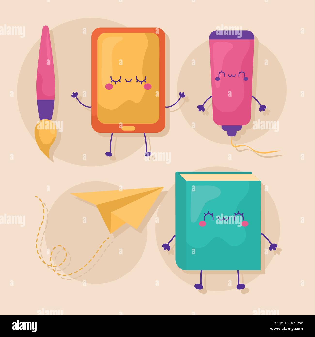 creativity items bundle Stock Vector Image & Art - Alamy