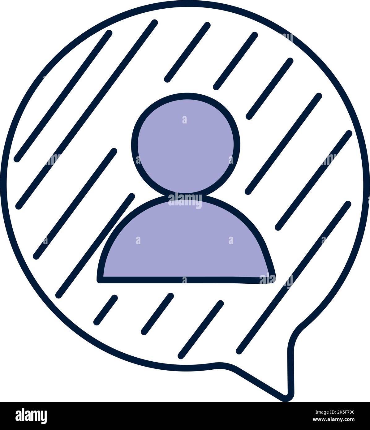 purple user bubble Stock Vector Image & Art - Alamy