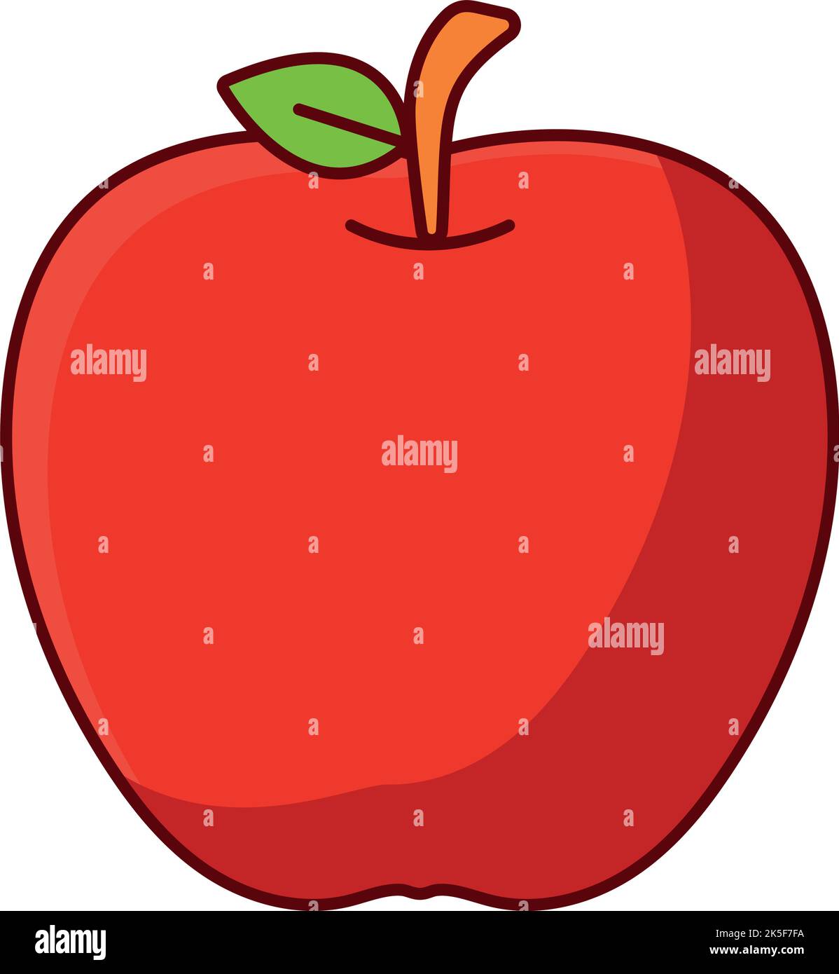 red apple icon Stock Vector Image & Art - Alamy