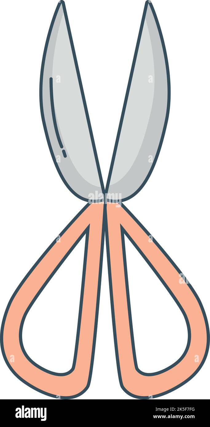 Shears cutout Stock Vector Images - Alamy
