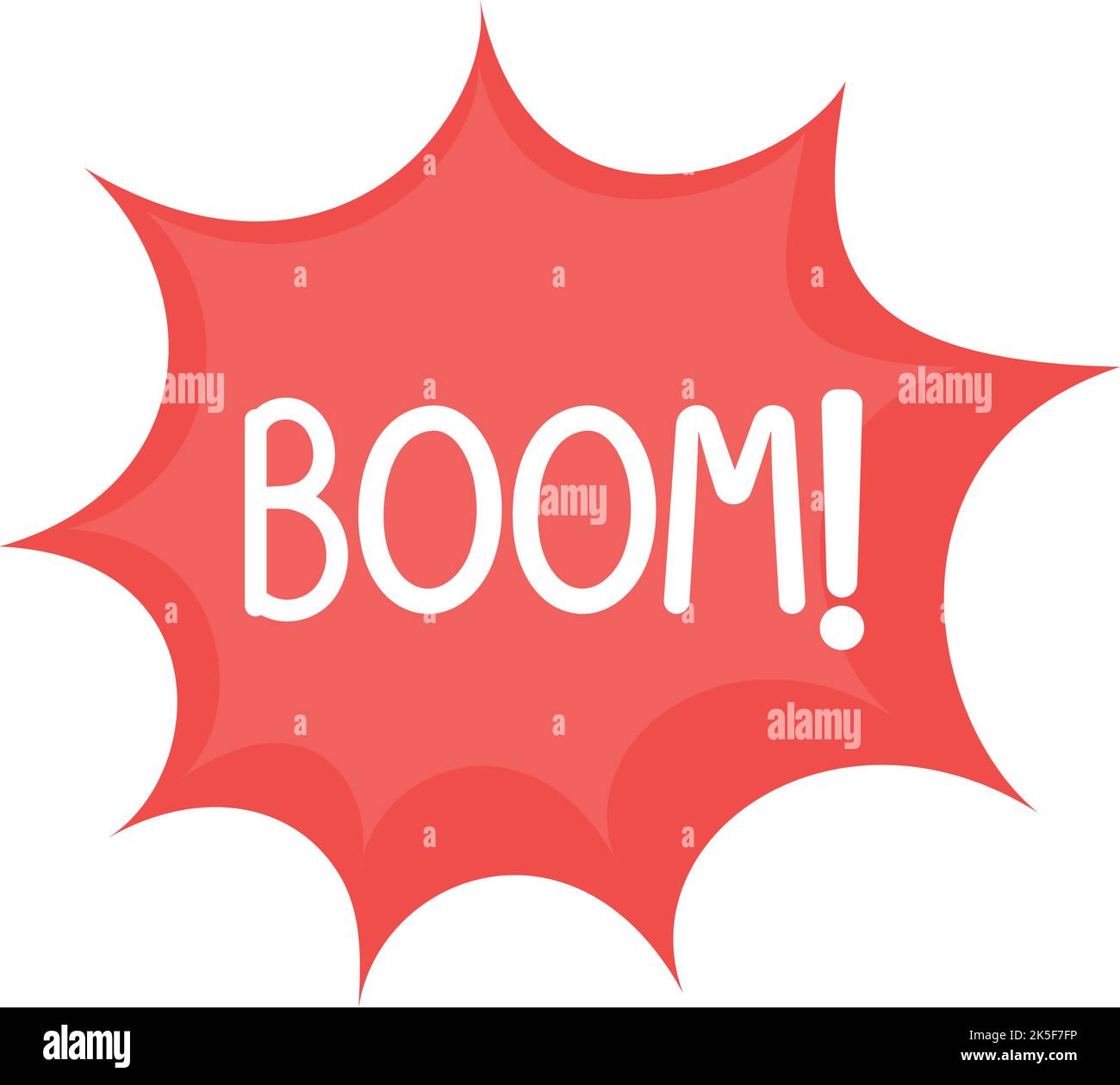 speech bubble with boom lettering Stock Vector Image & Art - Alamy