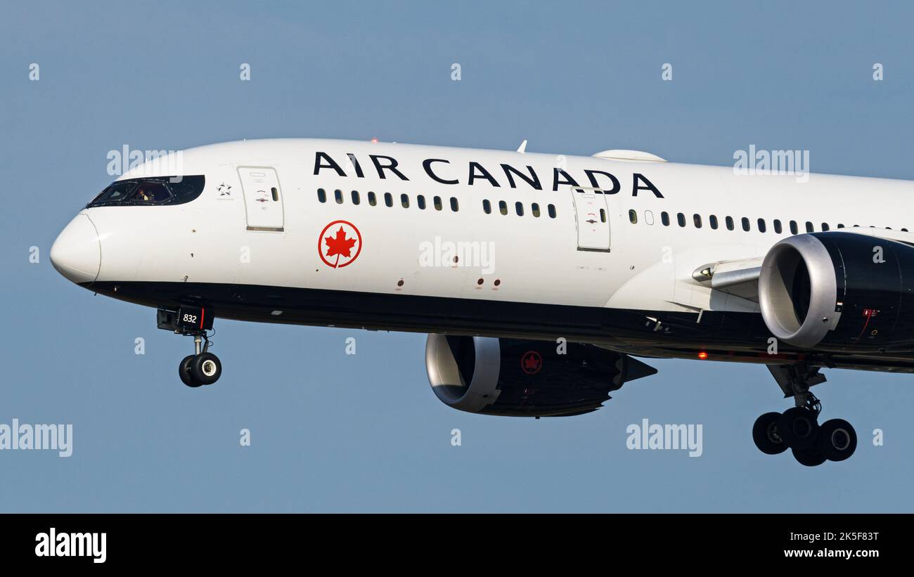 Richmond, British Columbia, Canada. 6th Oct, 2022. An Air Canada Boeing ...