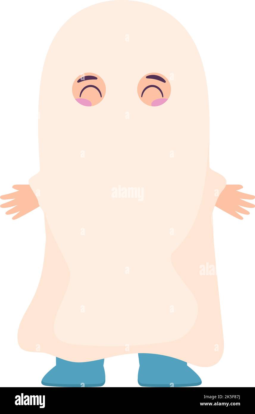 halloween ghost costume Stock Vector Image & Art - Alamy