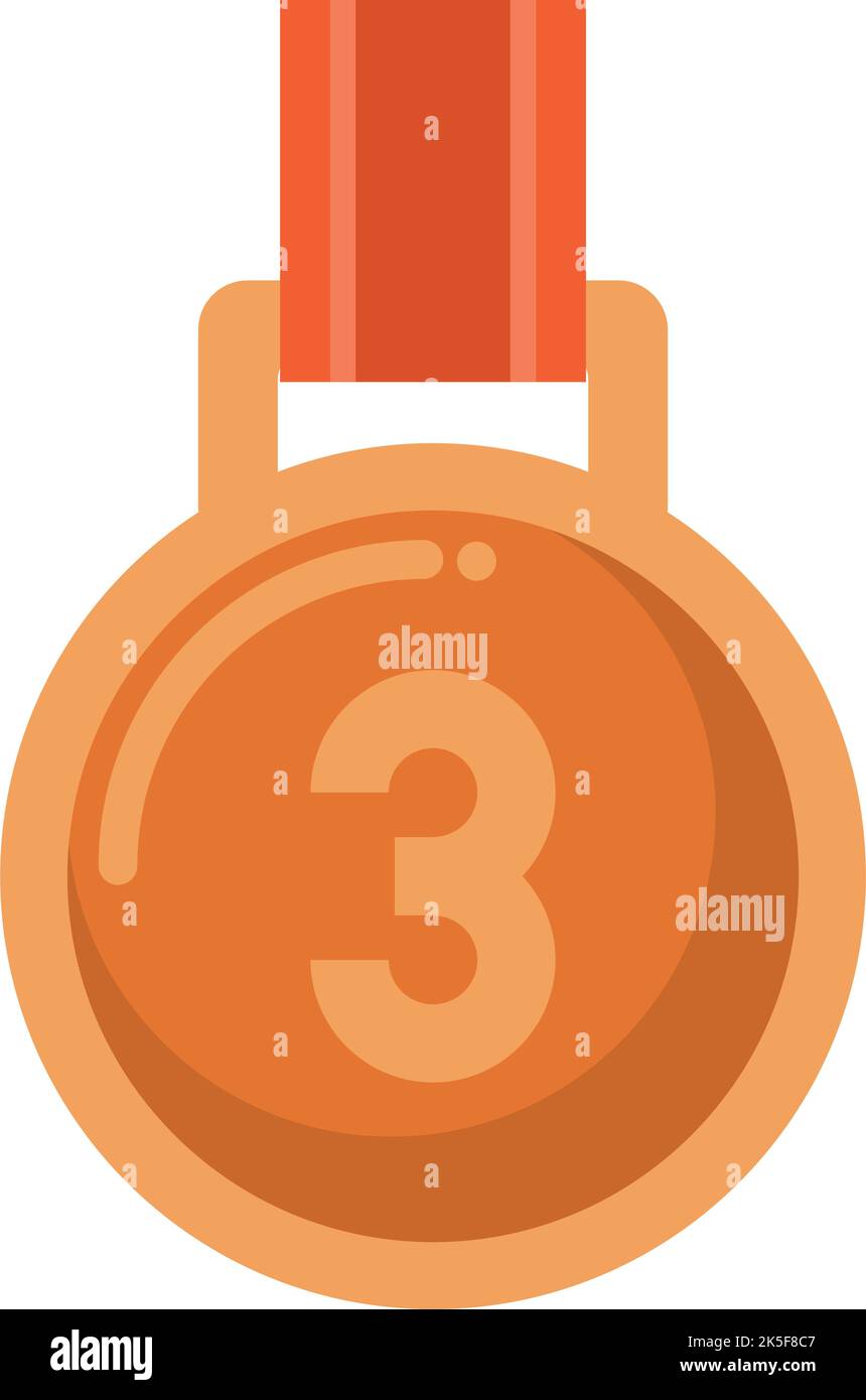 third place medal Stock Vector Image & Art - Alamy