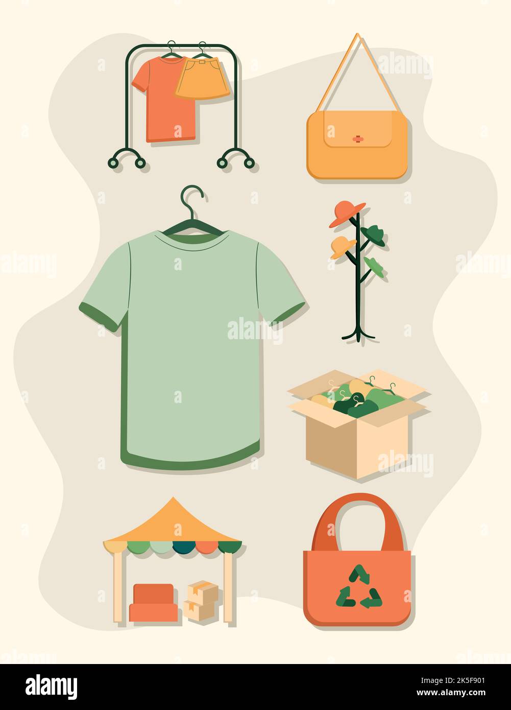 flea market icons Stock Vector Image & Art - Alamy