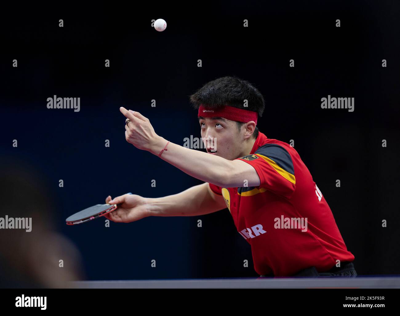 CHENGDU, CHINA - OCTOBER 8, 2022 - Qiu Dang of Germany competes against ...