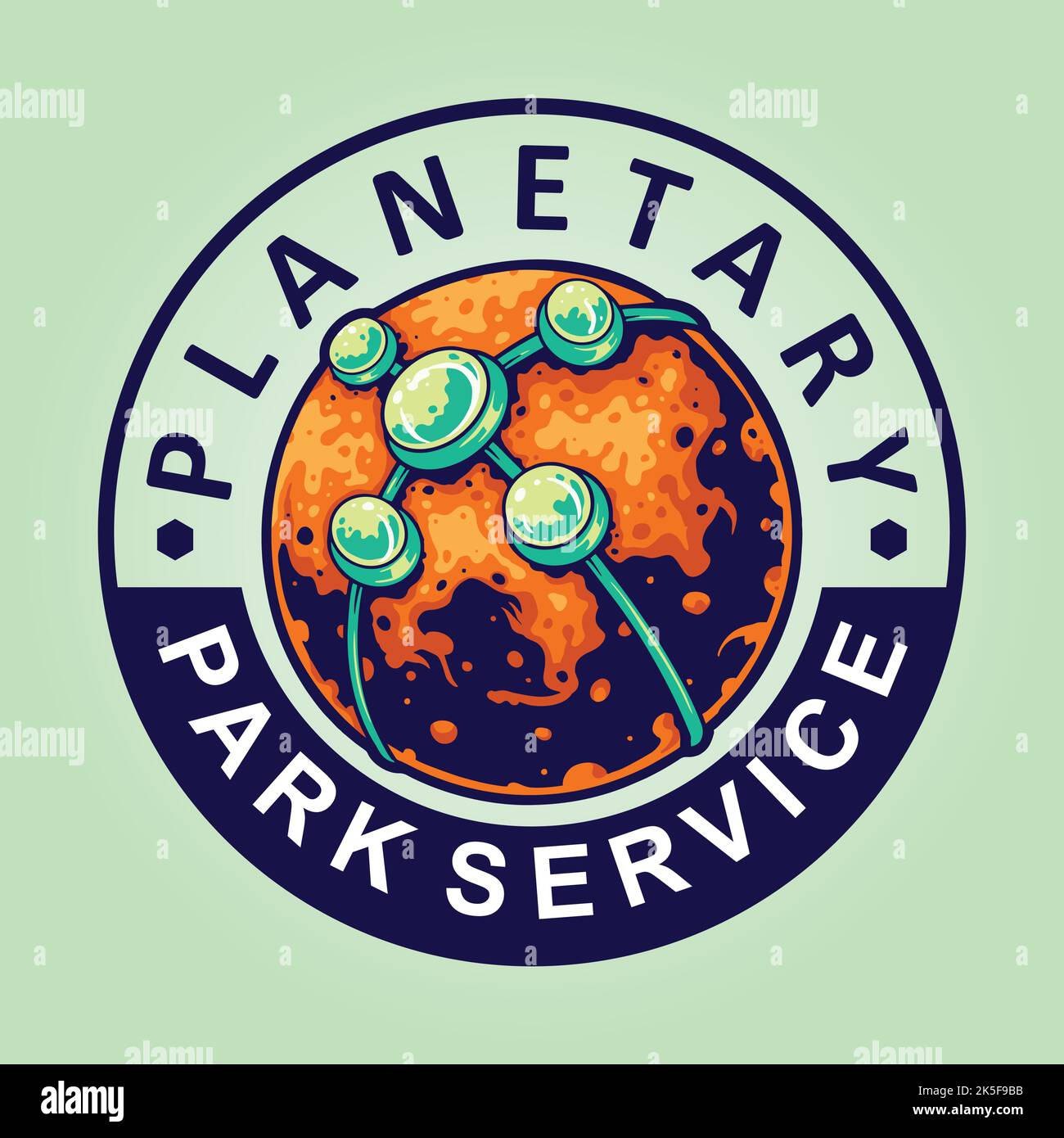 Park service vintage logo label illustration vector illustrations for ...