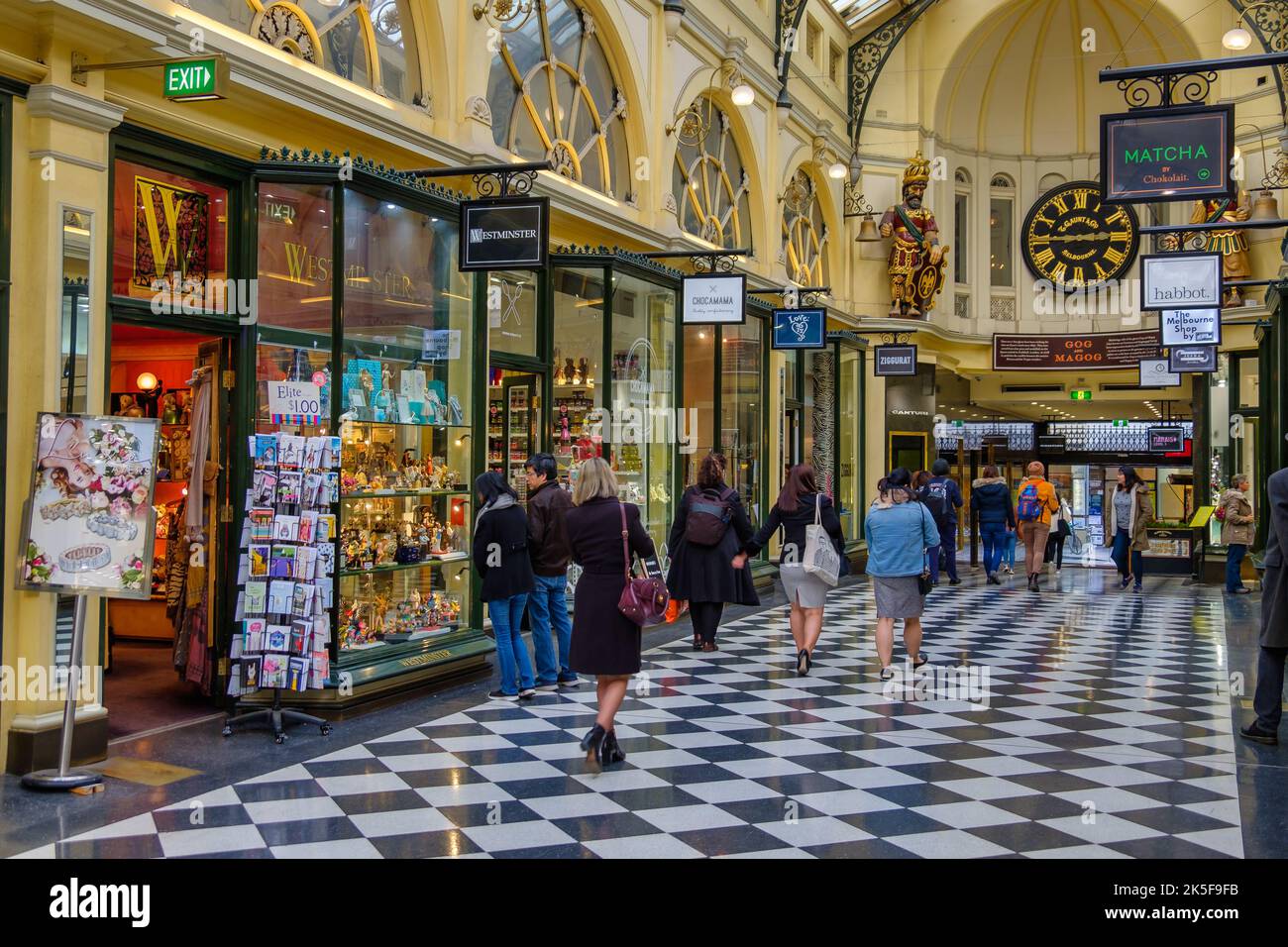 The Royal Arcade opened in 1870 and it is the first and longest ...