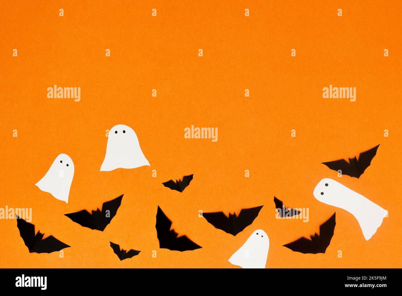 Halloween symbol concept, Silhouette of flying horror black bat and ...