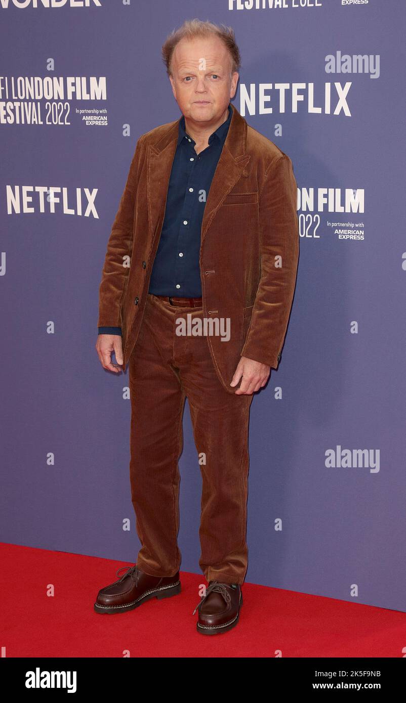 Oct 07, 2022 - London, England, UK - Toby Jones attending 66th BFI ...
