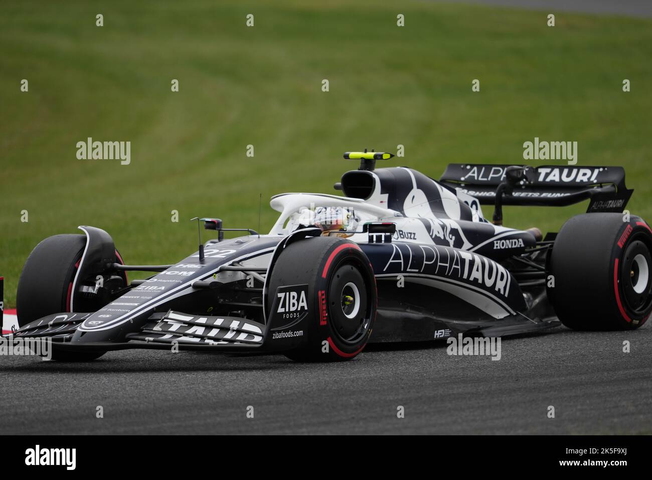 Suzuka, Japan. 8th Oct, 2022. Alpha Tauri's Japanese driver Tsunoda ...