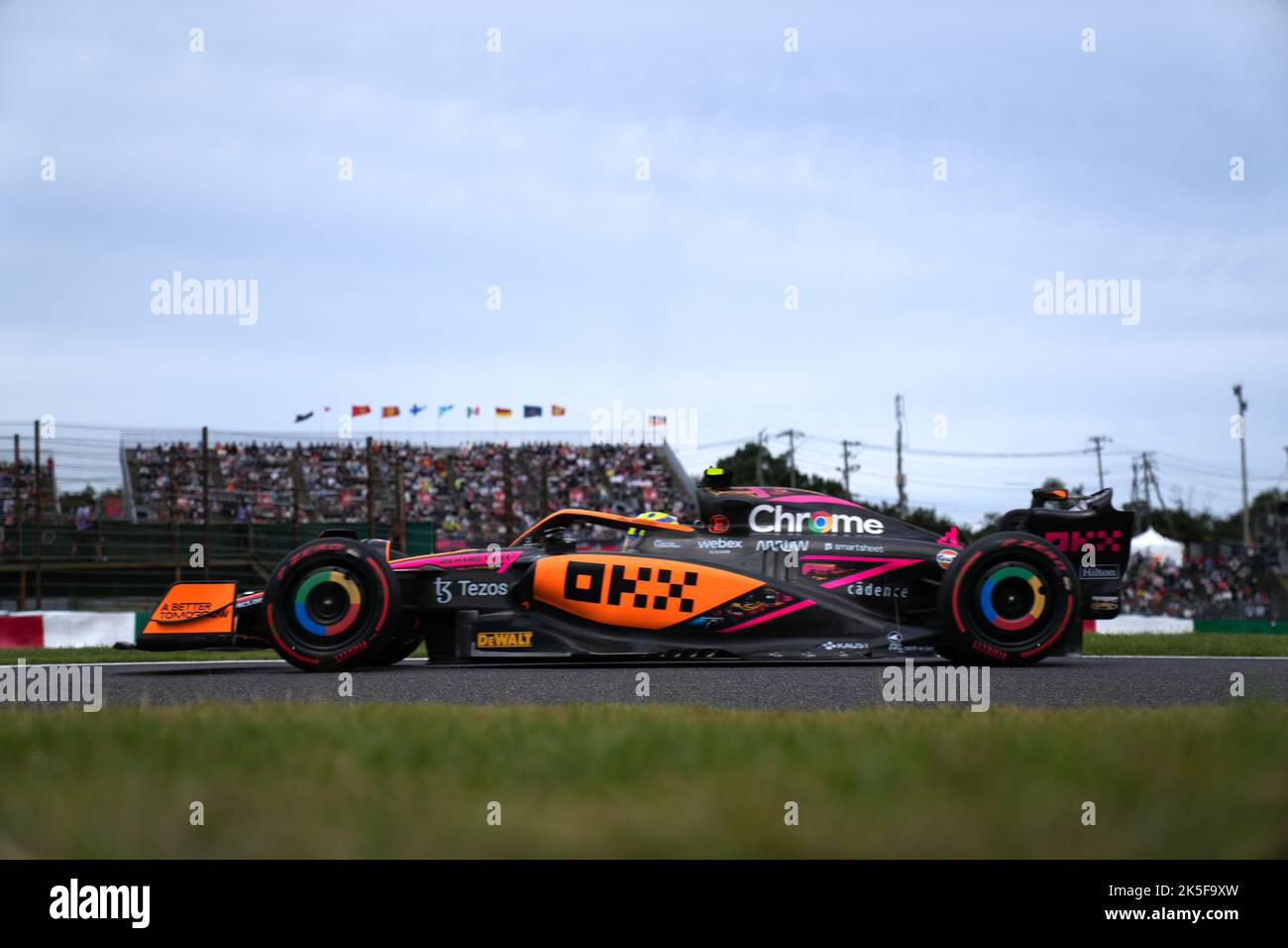 Suzuka, Japan. 8th Oct, 2022. McLaren's British driver Lando Norris ...