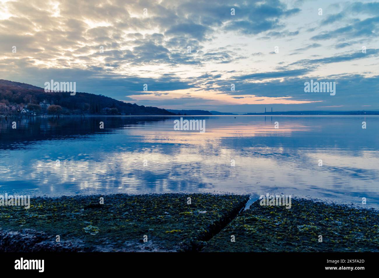 Magnificent sea sunset near Varna city Stock Photo - Alamy