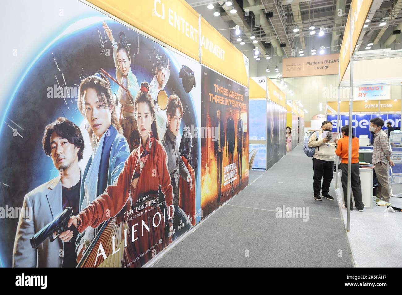 South Korea. 08th Oct, 2022. 08th Oct, 2022. Asian Contents & Film Market opens in Busan ...