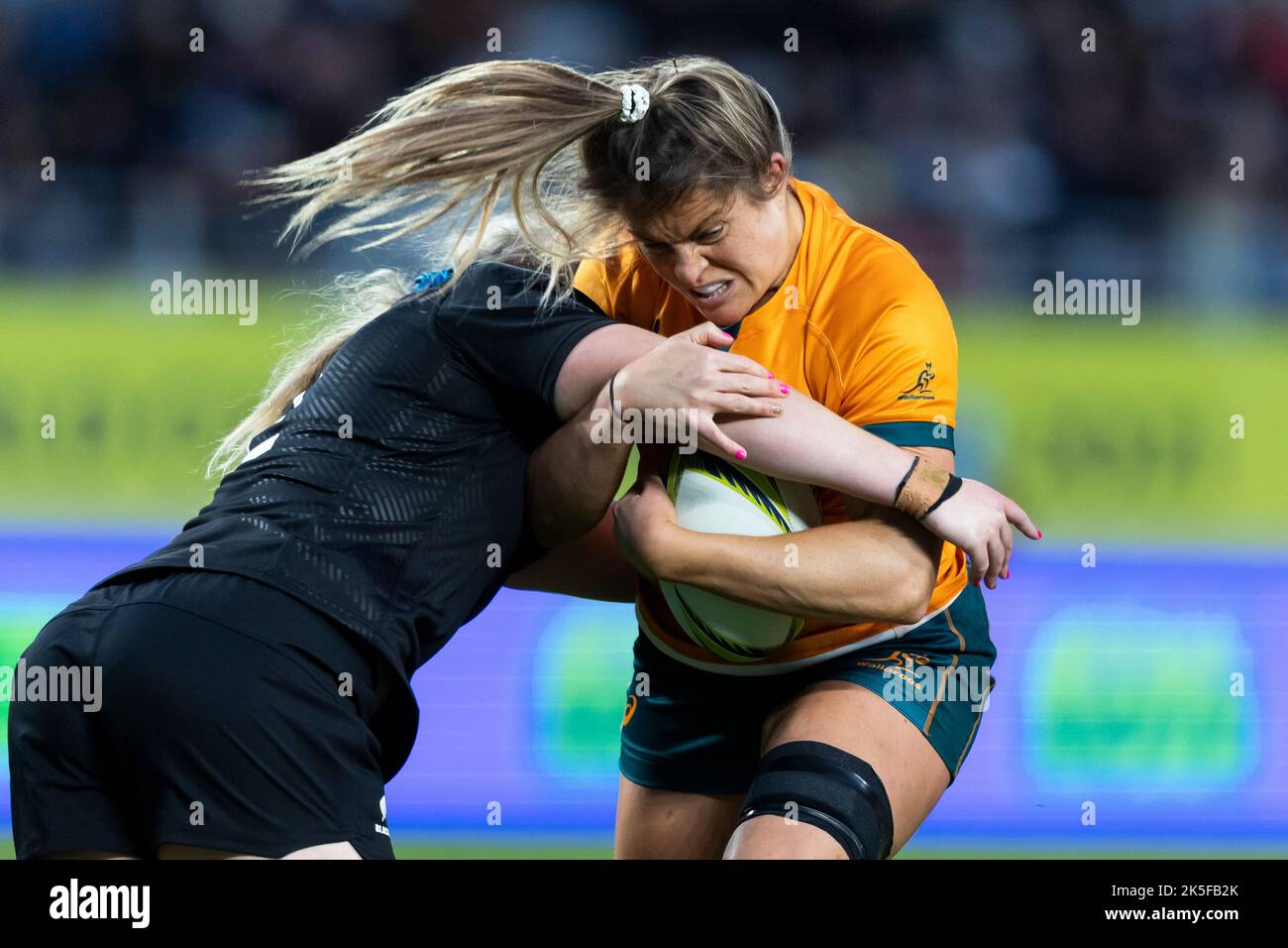 Australia's Grace Hamilton during the Women's Rugby World Cup 2021 ...