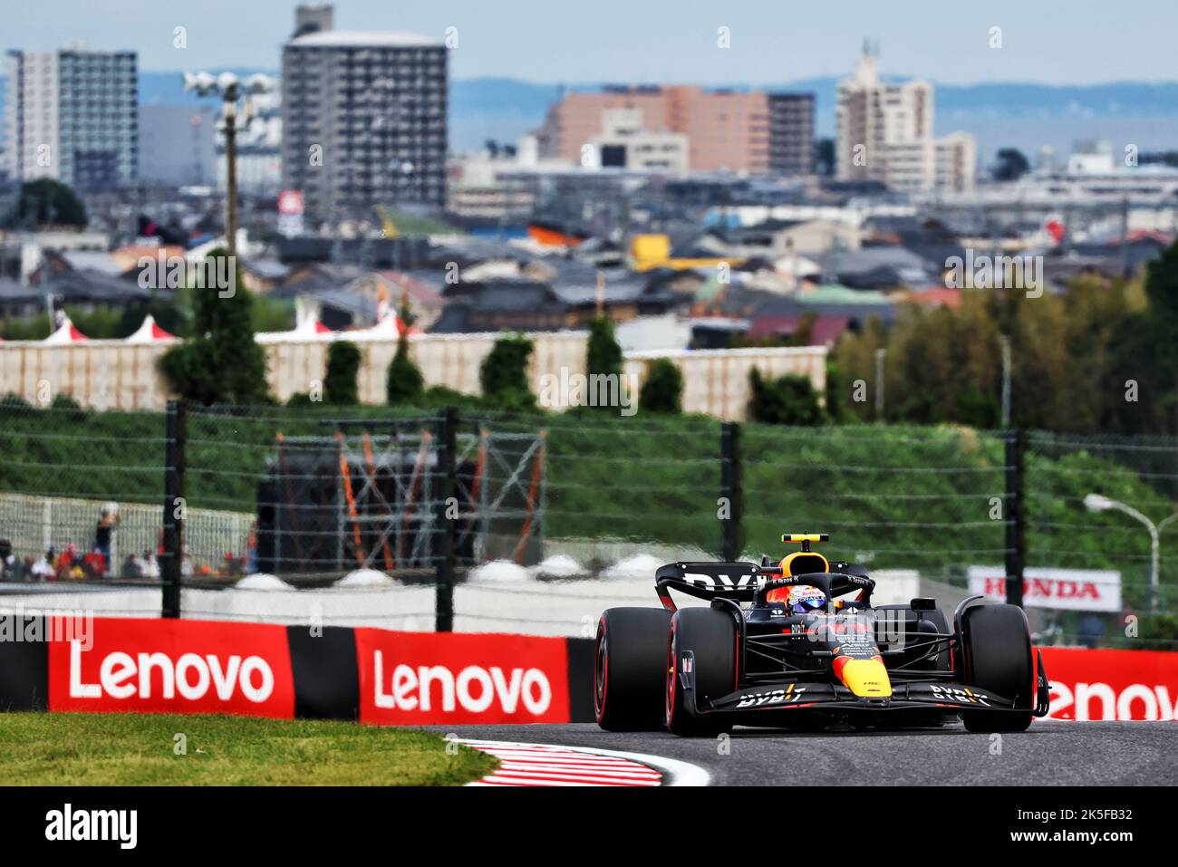 Suzuka, Japan. 08th Oct, 2022. Sergio Perez (MEX) Red Bull Racing RB18 ...