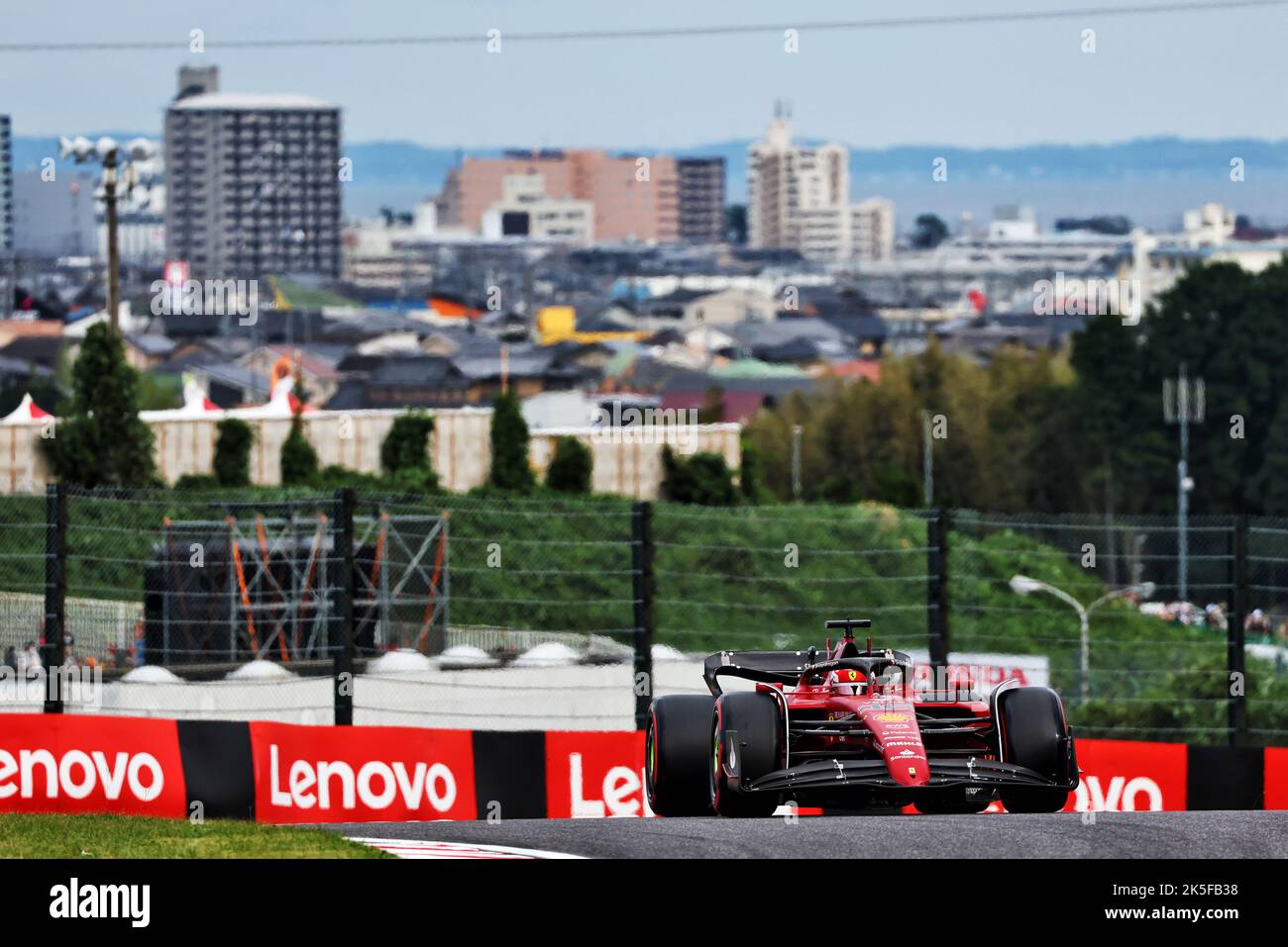 Suzuka, Japan. 08th Oct, 2022. Charles Leclerc (MON) Ferrari F1-75 ...