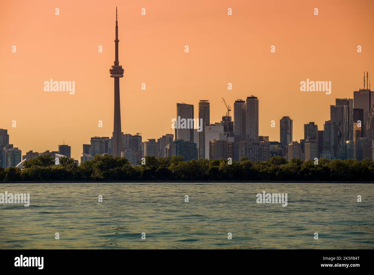 Toronto city skyline silhouette background, cityscape with skyscrapers ...