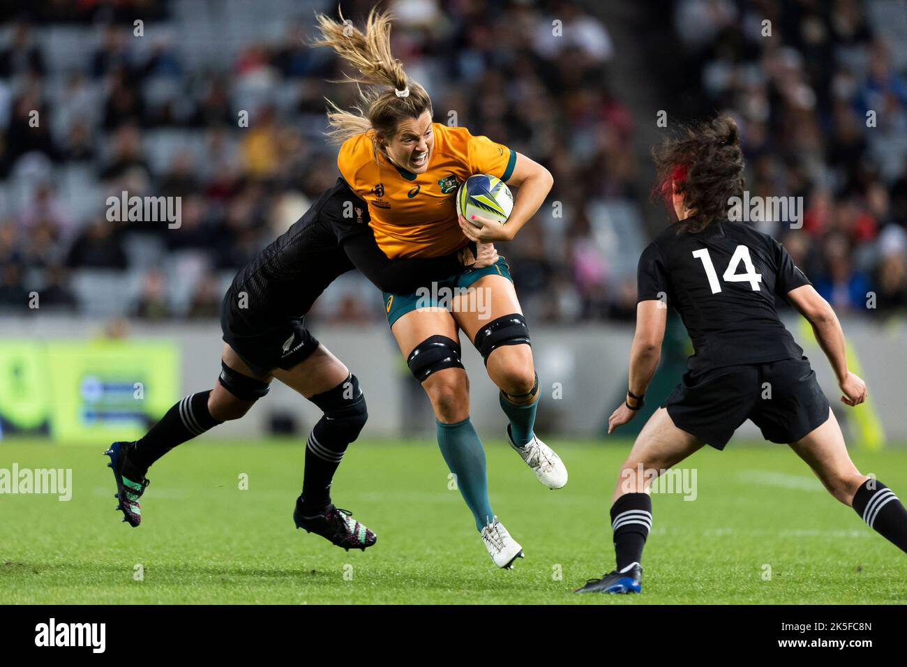Australia's Grace Hamilton during the Women's Rugby World Cup 2021 ...