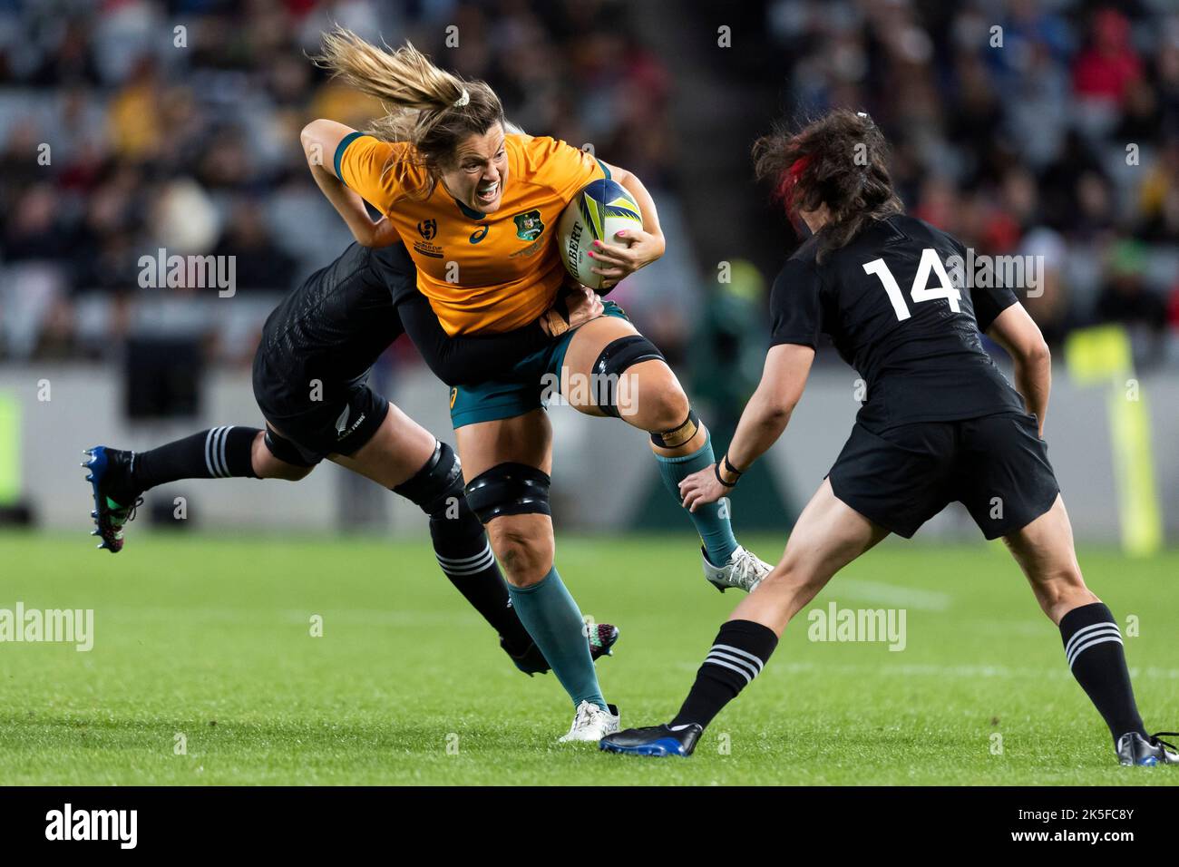 Australia's Grace Hamilton during the Women's Rugby World Cup 2021 ...