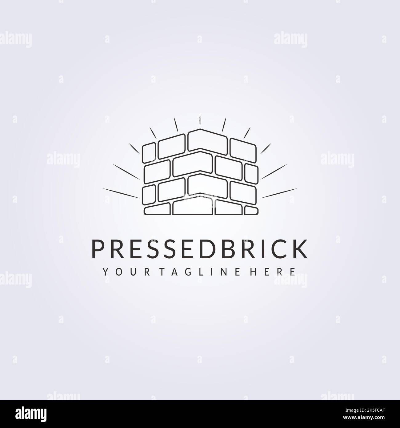 brick stone logo vector illustration design Stock Vector Image & Art ...