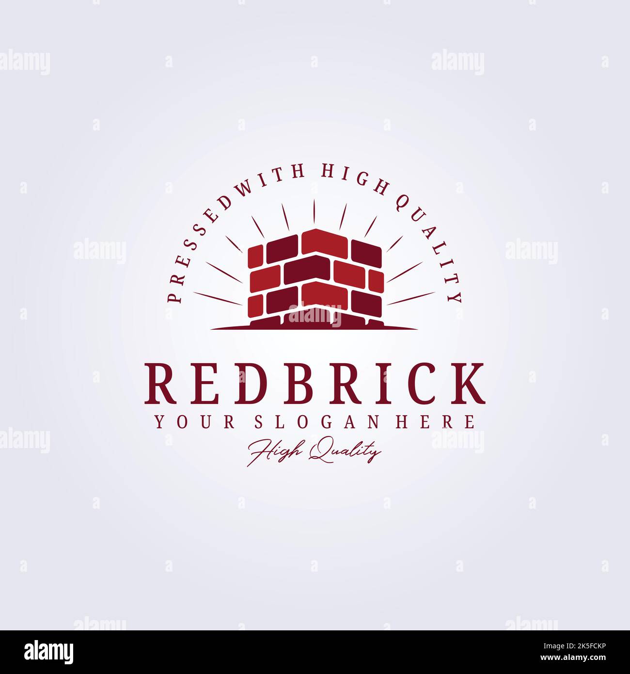 brick stone logo vector illustration design Stock Vector Image & Art ...