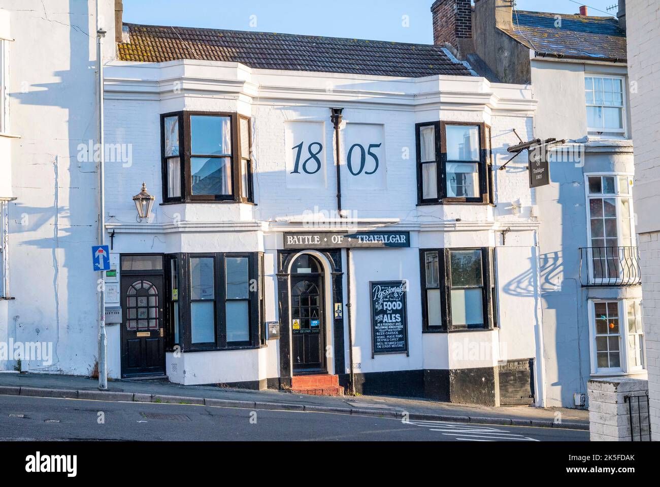The Battle of Trafalgar Pub in Brighton , Sussex , England UK Stock ...
