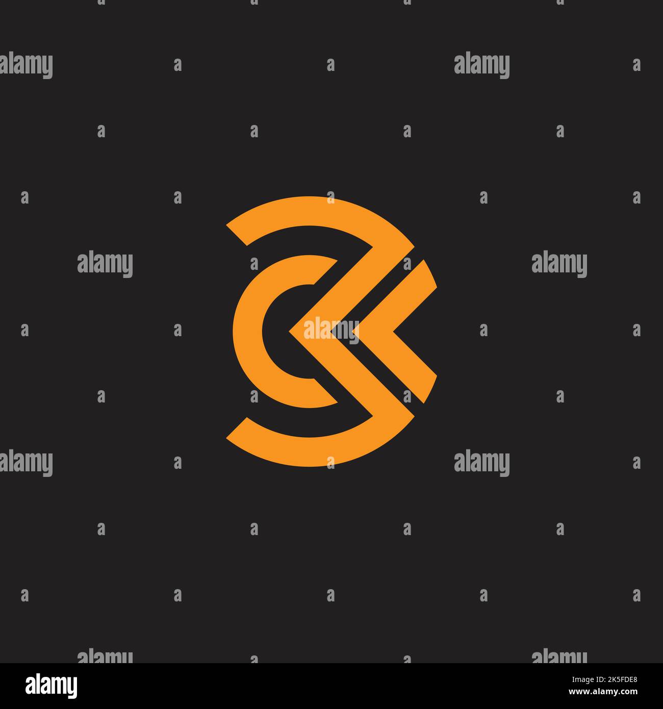 letter cl abstract geometric arrow logo vector Stock Vector Image & Art ...