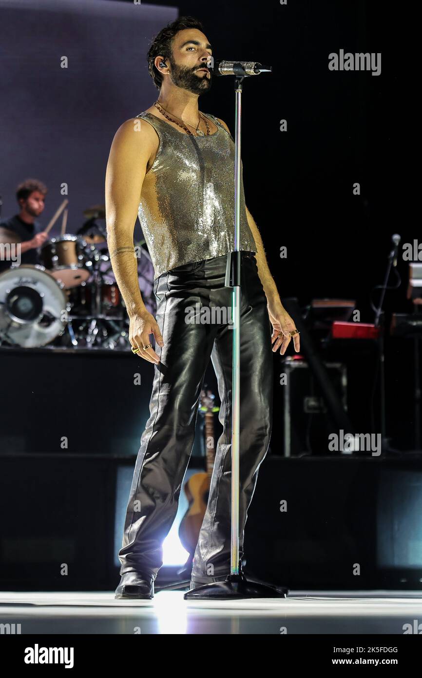 Marco Mengoni performs live on stage during Mengoni Live 2022 at ...