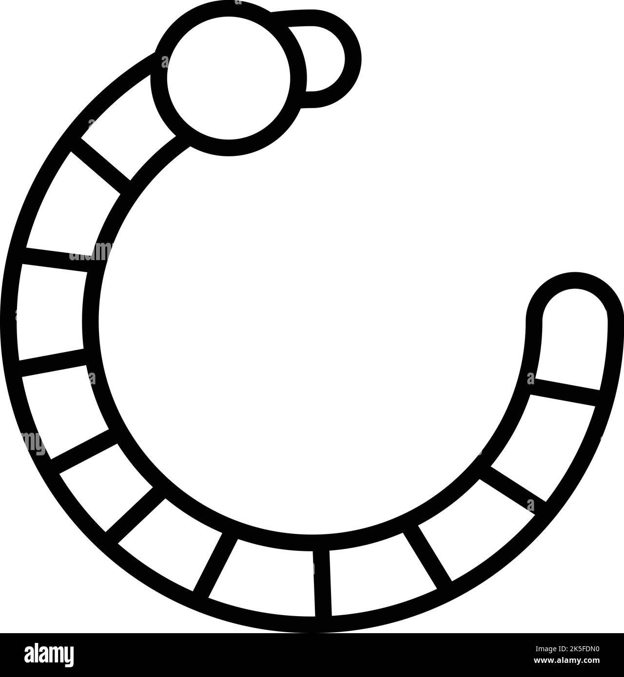 Worm icon outline vector. Garden soil. Compost mascot Stock Vector ...