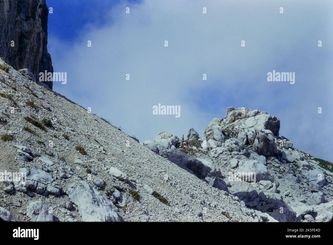 Mountain climbing, La Tournette, Haute-Savoie, France Stock Photo - Alamy